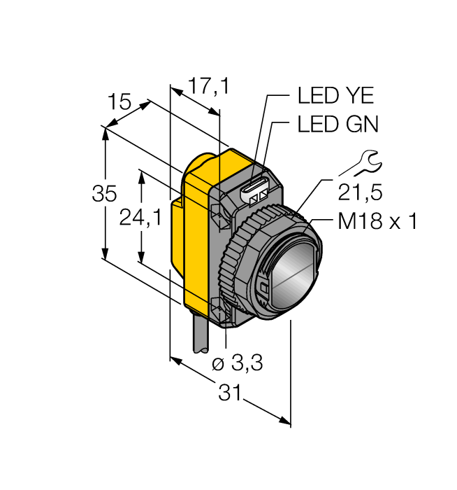Photoelectric Sensor - Opposed Mode Sensor (Emitter/Receiver)
