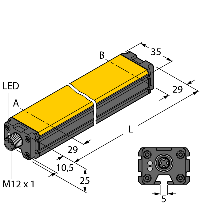 Inductive Linear Position Sensor - IO-Link