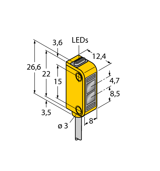 Photoelectric Sensor - Opposed Mode Sensor (Emitter/Receiver)