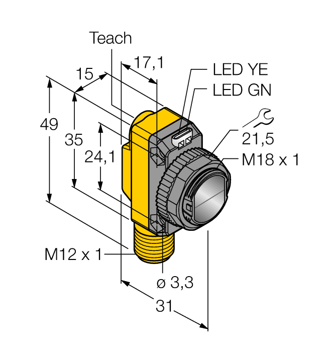 Photoelectric Sensor - Diffuse Mode Sensor