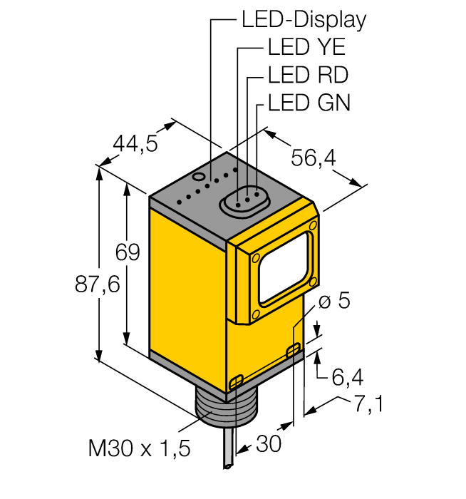 Photoelectric Sensor - Retroreflective Sensor with Polarizing Filter