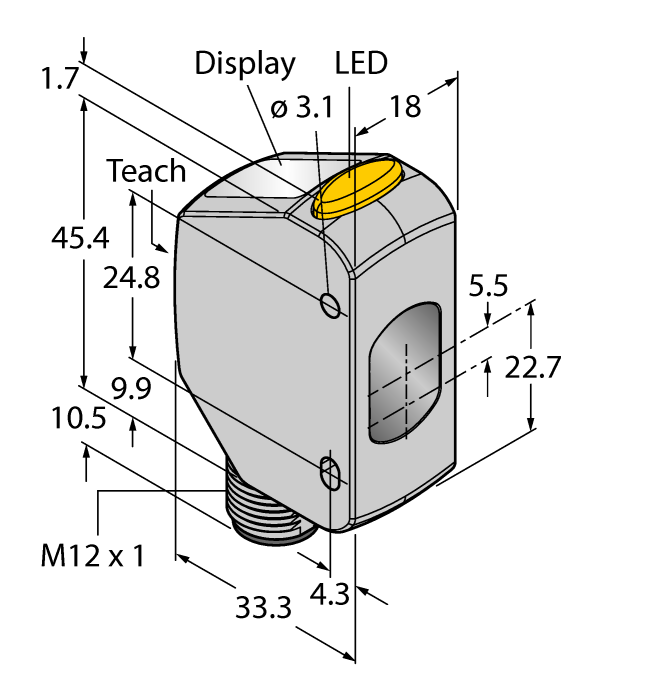 Photoelectric Sensor - Laser Distance Sensor (Triangulation)