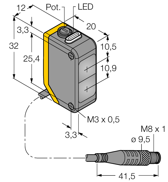 Photoelectric Sensor - Retroreflective Sensor