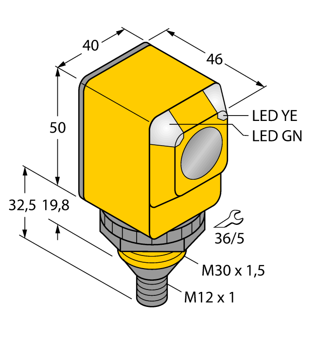 Photoelectric Sensor - Diffuse Mode Sensor with Fixed-Field Background ...