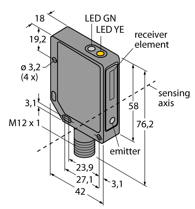 Photoelectric Sensor - Diffuse Mode Sensor