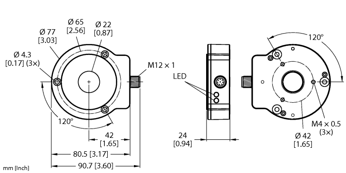 Contactless Encoder - Incremental: 1 … 5000 ppr