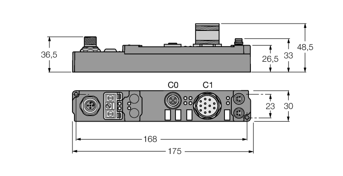 piconet Stand-alone-Modul für CANopen - 1-kanaliges Inkremental-Encoder-Interface
