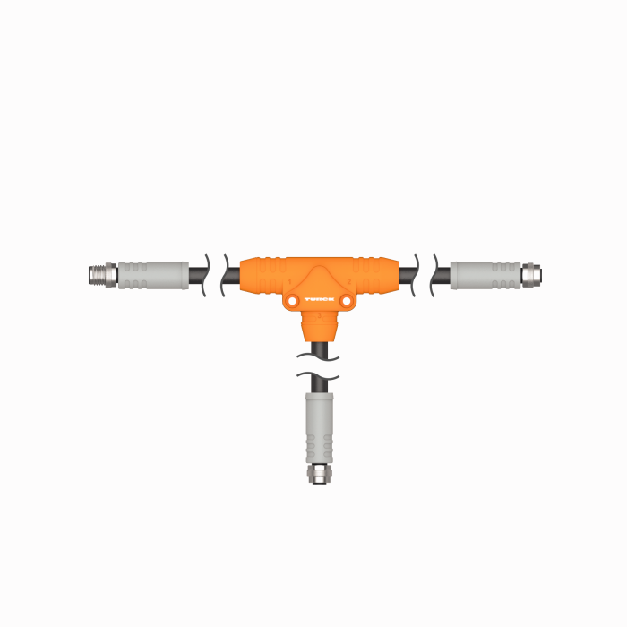 M12-Power-Verteiler - T-Verteiler