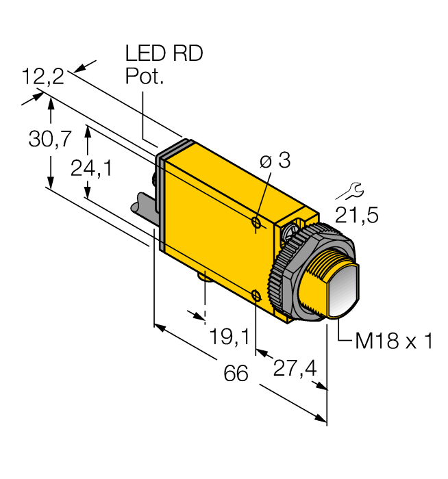 Photoelectric Sensor - Opposed Mode Sensor (Emitter/Receiver)