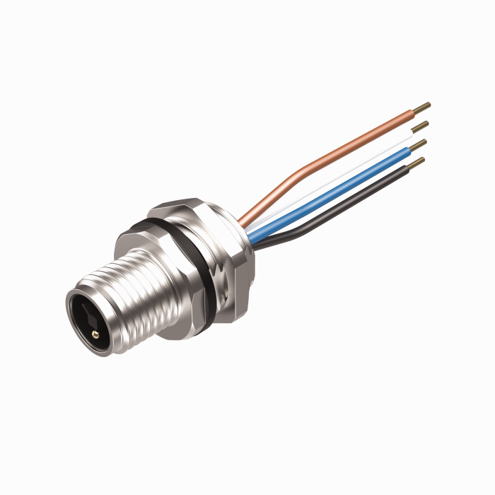 M12 Power Flange - Front-mounted