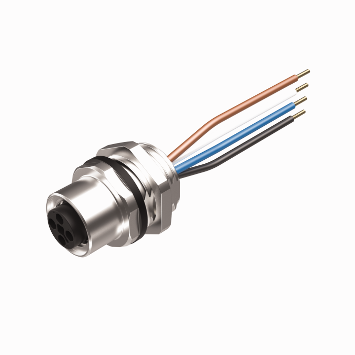 M12 Power Flange - Front-mounted