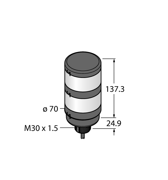 LED-Signalleuchte - Modulare Signalsäule