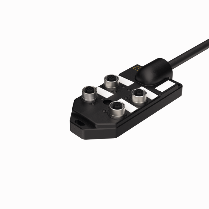 Passiver Aktuator-/Sensor-Verteiler M12 x 1 - 4-fach, mit fest ...