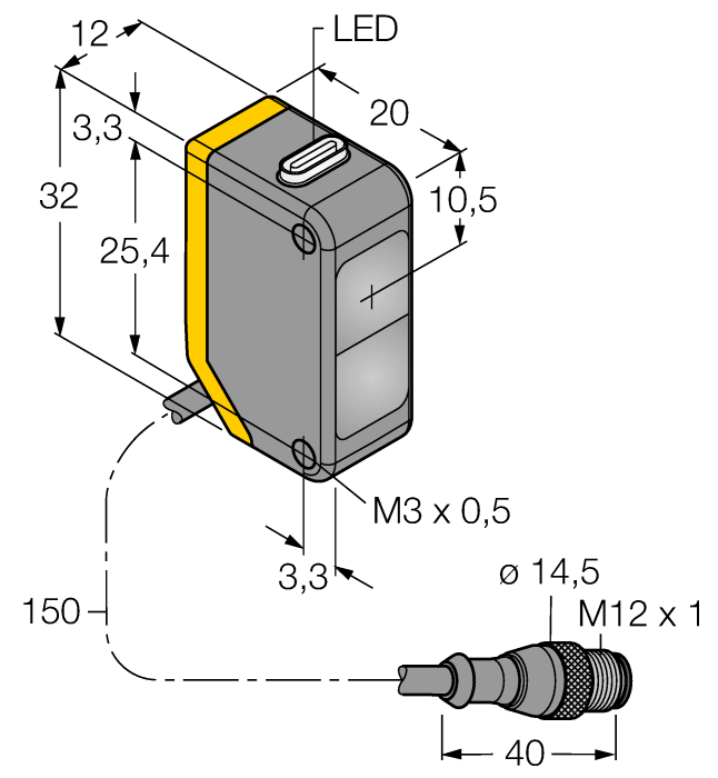 Photoelectric Sensor - Diffuse-Mode Sensor with Fixed Background ...